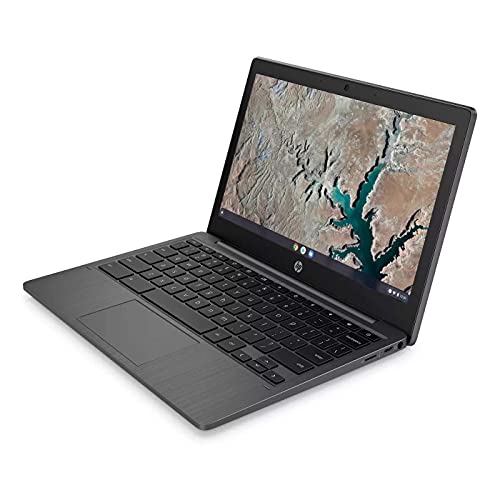 HP Chromebook 11a 11a-na0035nr, 11.6" HD (1366 x 768) Laptop for Students, MediaTek MT8183, MediaTek Integrated Graphics, 4GB LPDDR4 RAM, 32 GB eMMC Storage, Chrome OS, Ash Gray (Renewed)