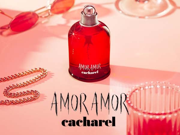 Cacharel Amor Amor Gift Set for Women, Eau de Toilette Spray Perfume 1.7 Fl. Oz., 2 Pack Body Lotion 1.7 Fl. Oz.