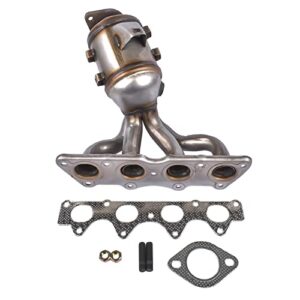 NEWZQ Manifold Catalytic Converter Replacement for 2011-2017 Hyundai Accent 2012-2017 Veloster 2012-2016 Kia Soul 2012-2017 Rio 674-891