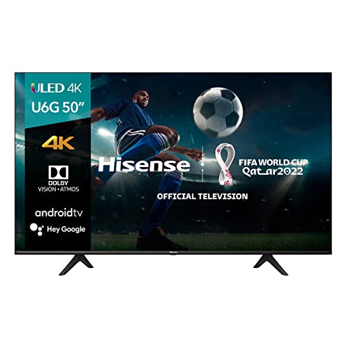 Hisense 50U6G / 50U6G / 50U6G 50 inch Class U6G Series Quantum ULED 4K UHD Smart Android TV (Renewed)