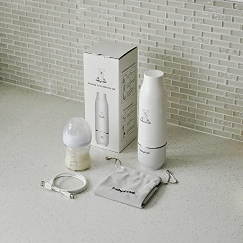 Baby Cub - 3 in 1 Portable Baby Bottle Warmer, Multiple Temperature Setting Technology for Breastmilk, Water, Instant Milk Heating, Manual Temperature Adjustments. and Travel Formula Powder Dispenser