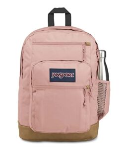 jansport cool backpack, with 15-inch laptop sleeve, misty rose - large computer bag rucksack with 2 compartments, ergonomic straps - bag for men, women