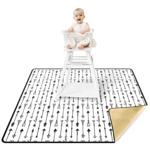 splat mat , waterproof high chair mat , high chair mat for floor , splash mat for under highchair , mat for under high chair , high chair floor mat , highchair splash mat