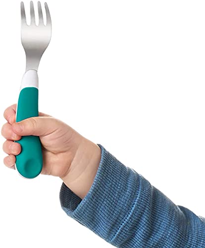 OXO Tot Training Fork and Spoon Set, Teal/Navy (2 Pack) …