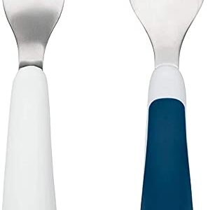 OXO Tot Training Fork and Spoon Set, Teal/Navy (2 Pack) …