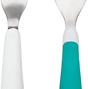 OXO Tot Training Fork and Spoon Set, Teal/Navy (2 Pack) …