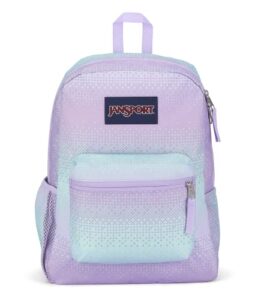 jansport js0a47lw93k cross town 8 bit ombre