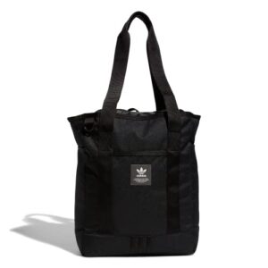 adidas originals sport tote bag, black/granite grey, one size