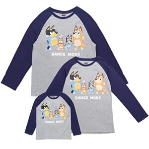 Bluey Bingo Dad Mom Toddler Boys Long Sleeve Graphic T-Shirt Bluey Family 5T