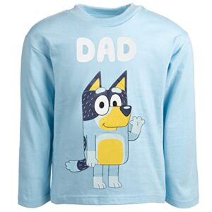 bluey dad mens long sleeve graphic t-shirt bandit large