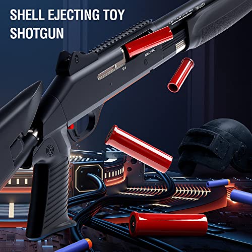 Toy Gun, Airsoft Shotguns for Family,Pumping Actions Toy Shotguns ，Expression for Love Boy Shooting Soft Bullet Gun, Shooting Game, Parent-Child Game,L'38 Inch Throwing Shell Firing Soft Bullet,