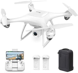 potensic upgraded p5 drone with 2.7k camera for adults and beginners, fpv quadcopter helicopter with gravity sensor, trajectory flight and 3d flip, altitude hold, headless mode, 40 mins flight time