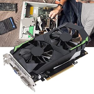 GEFORCE GTX 1050ti, 128bit 4GB Graphics Card, Automatic Recognition Video Memory Card, Low Noise and Quiet Work, Strong and Durable, with Long Service Life