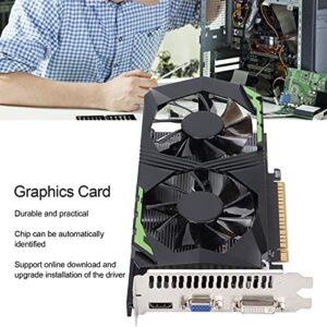 GEFORCE GTX 1050ti, 128bit 4GB Graphics Card, Automatic Recognition Video Memory Card, Low Noise and Quiet Work, Strong and Durable, with Long Service Life