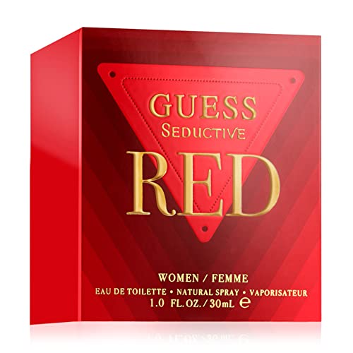 GUESS Seductive Red Women/Femme Eau de Toilette Perfume Spray For Women, 1.0 Fl. Oz.