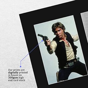 HWC Trading Harrison Ford Gift USL Signed Printed Autograph Star Wars Gifts Print Photo Picture Display - US Letter Size