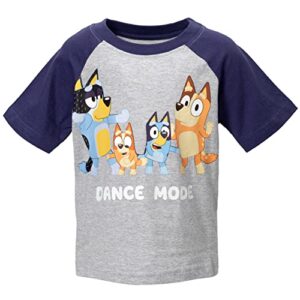 bluey bingo dad little boys graphic t-shirt bluey family kids 7-8