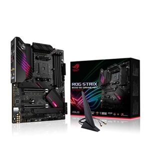 asus rog strix b550-f gaming wifi ii amd am4 (3rd gen ryzen) atx gaming motherboard (pcie 4.0,wifi 6e, 2.5gb lan, bios flashback, hdmi 2.1, addressable gen 2 rgb header and aura sync)