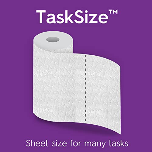 Viva Signature Cloth Paper Towels, Task Size - 24 Super Rolls (4 Packs of 6), 81 Sheets per Roll