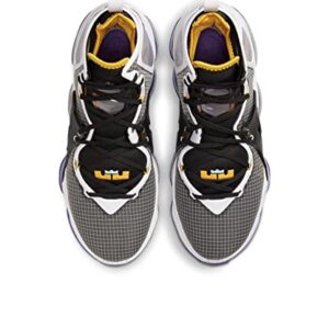 Nike Men's Lebron 19 Basketball Shoes, Black/University Gold Noir, 8.5