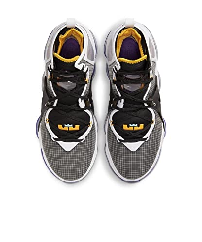 Nike Men's Lebron 19 Basketball Shoes, Black/University Gold Noir, 8.5