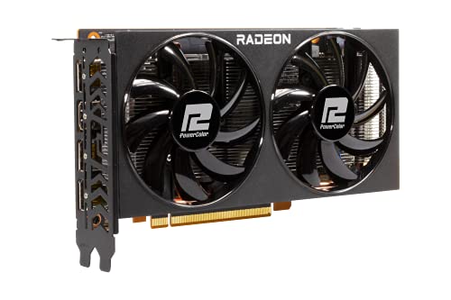 PowerColor Fighter AMD Radeon RX 6600 Graphics Card with 8GB GDDR6 Memory