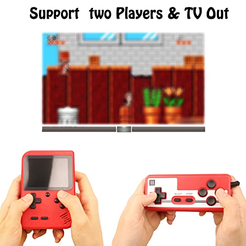 Anyando Handheld Game Console, Portable Retro Video Game Console with 500 Classical FC Games, 3.0-Inches Color Screen, 1020mAh Rechargeable Battery Support for Connecting TV and Two Players