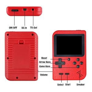 Anyando Handheld Game Console, Portable Retro Video Game Console with 500 Classical FC Games, 3.0-Inches Color Screen, 1020mAh Rechargeable Battery Support for Connecting TV and Two Players