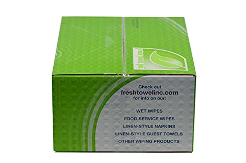 Fresh Towel Foodservice Reusable Paper Towels - 1/4 Fold, 13 x 20 inches - (1 Case of 200) All Purpose Cleaning Towels (Pink Solid)