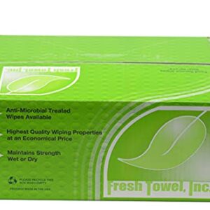 Fresh Towel Foodservice Reusable Paper Towels - 1/4 Fold, 13 x 20 inches - (1 Case of 200) All Purpose Cleaning Towels (Pink Solid)