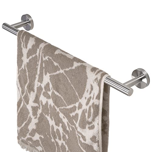 HITSLAM Brushed Nickel 19.8 Inch Towel Bar for Bathroom, SUS304 Stainless Steel Bathroom Towel Rack Wall Mounted, Modern Home Decor Bath Towel Holder with Hardware Accessories