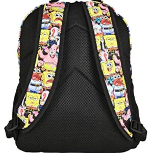 Nickelodeon SpongeBob SquarePants Backpack | Officially Licensed Spongebob Bookbag for Boys, Girls, Kids, Adults