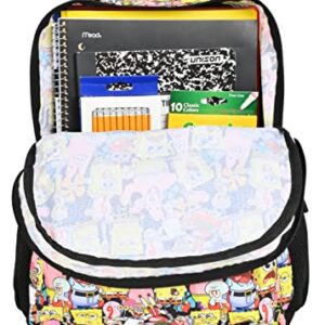 Nickelodeon SpongeBob SquarePants Backpack | Officially Licensed Spongebob Bookbag for Boys, Girls, Kids, Adults