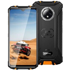 oukitel wp8 pro rugged smartphone unlocked, 6.49 inch rugged phone unlocked,5000mah battery 4gb+64gb rugged android 10 cell phone,ip68 waterproof mobile phone,4g dual sim 16mp rear triple camera nfc