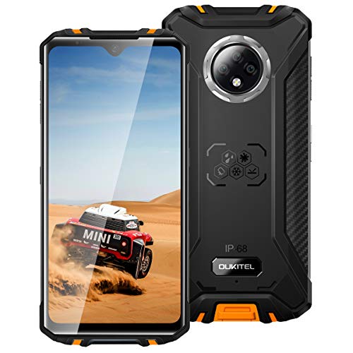 OUKITEL WP8 Pro Rugged Smartphone Unlocked, 6.49 inch Rugged Phone Unlocked,5000mAh Battery 4GB+64GB Rugged Android 10 Cell Phone,IP68 Waterproof Mobile Phone,4G Dual SIM 16MP Rear Triple Camera NFC