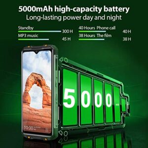 OUKITEL WP8 Pro Rugged Smartphone Unlocked, 6.49 inch Rugged Phone Unlocked,5000mAh Battery 4GB+64GB Rugged Android 10 Cell Phone,IP68 Waterproof Mobile Phone,4G Dual SIM 16MP Rear Triple Camera NFC