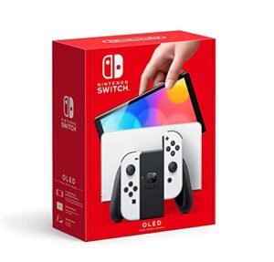 nintendo switch – oled model with white joy-con 2021