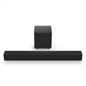 vizio 2.1 home theater sound bar with dts virtual:x, wireless subwoofer, bluetooth, voice assistant compatible, includes remote control - sb3221n-j6