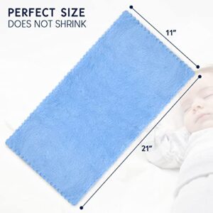 EASTARTIST Burp Cloths for Baby - 20" by 10" Ultra Absorbent Burp Cloth, Hand Washcloths, Newborn Towel - Milk Spit Up Rags -Burp Cloths for Unisex,Boy, Girl-Burp Cloths Set(Blue,8 Pack)