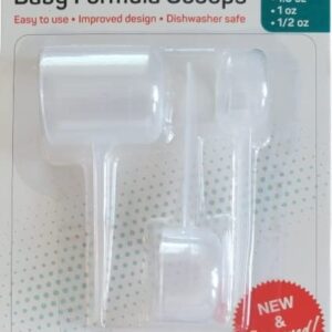 Baby Formula Dispensing Scoops for Infants & Newborns; Easily Make 2oz, 1oz or 1/2oz of Milk