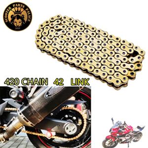 #420 Chain for 50cc 70cc 90cc 110cc 125cc Motorcycle Dirt Pit Bike ATV Quad Go Kart 4 wheeler Honda XR50 CRF50 Yamaha Kawasaki Suzuki