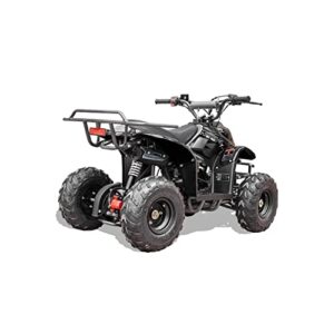 MotoTec Rex 110cc 4-Stroke Kids Gas ATV Black