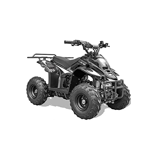 MotoTec Rex 110cc 4-Stroke Kids Gas ATV Black