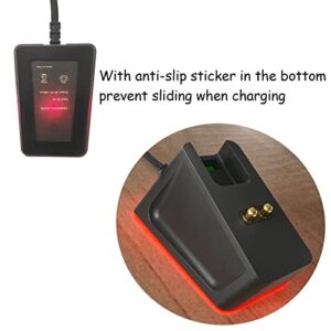 Charging Dock with 4.9Ft USB Charging Cable Fits for Razer Naga Pro/DeathAdder/Basilisk/Viper Ultimate Gaming Mouse,Magnetic Dock with Charge Status Indicator and Anti-Slip Sticker