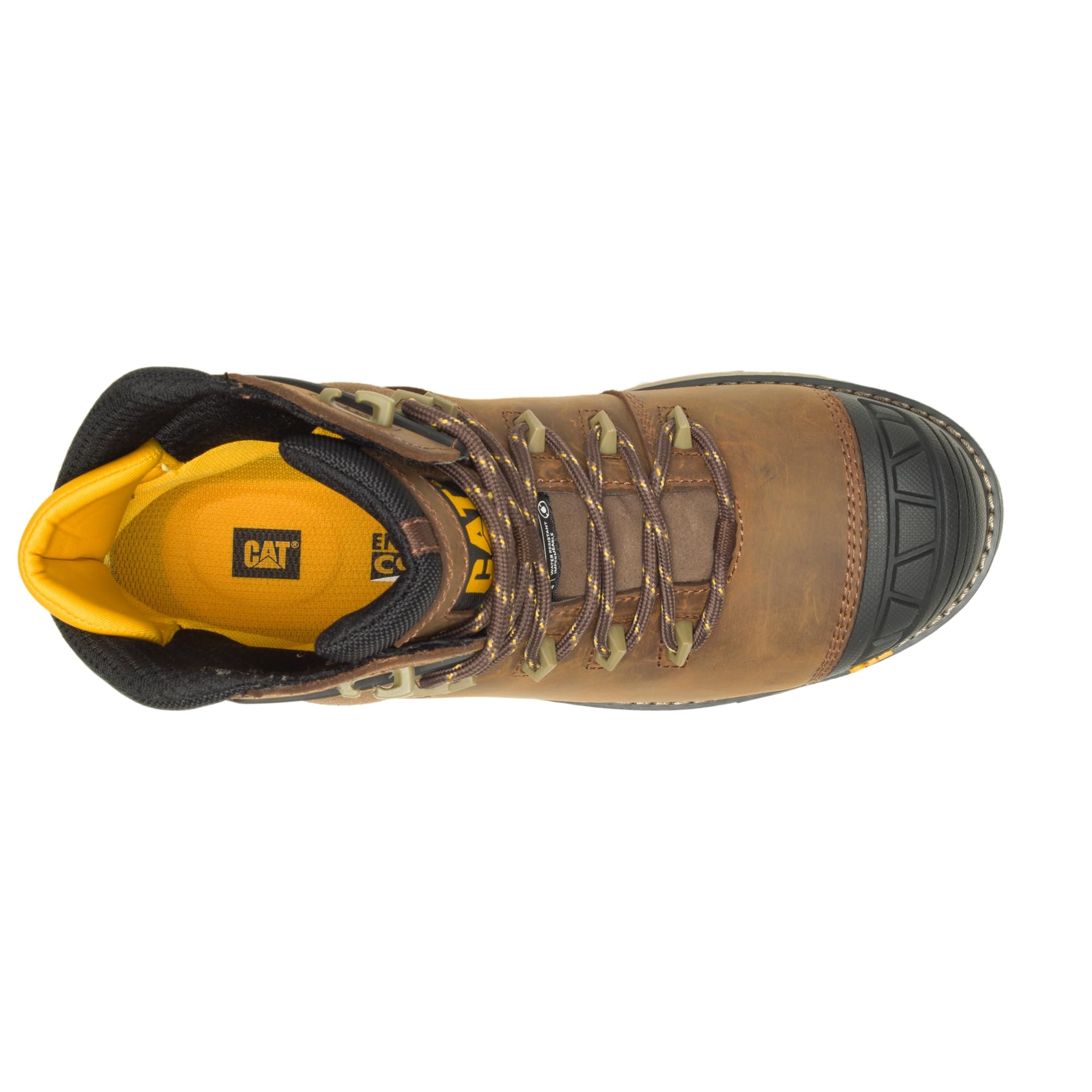 Caterpillar Excavator Superlite Waterproof Thinsulate Carbon Composite Toe Work Boot Men Dark Brown