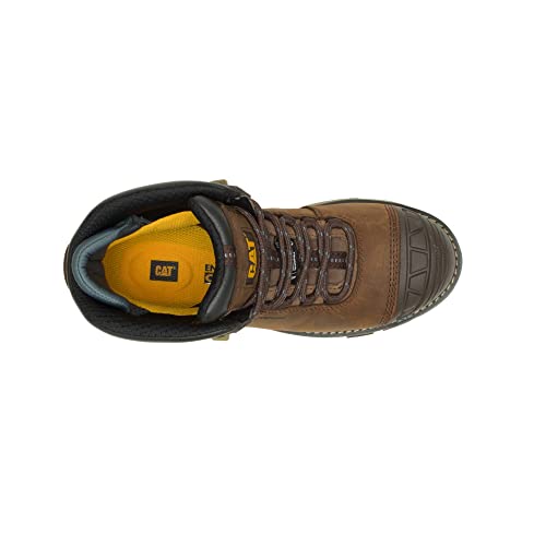 Caterpillar Excavator Superlite Waterproof Thinsulate Carbon Composite Toe Work Boot Women Dark Brown