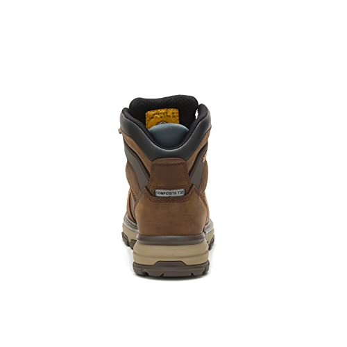 Caterpillar Excavator Superlite Waterproof Thinsulate Carbon Composite Toe Work Boot Women Dark Brown