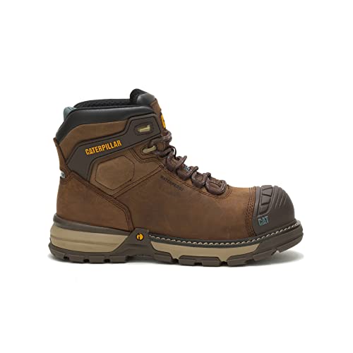 Caterpillar Excavator Superlite Waterproof Thinsulate Carbon Composite Toe Work Boot Women Dark Brown