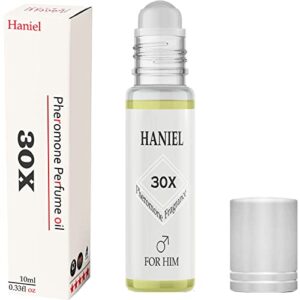 haniel roll on aromatic aquatic perfume for men pheromone attraction formula, pheromone cologne for men, pheromones for men, feromonas para atraer mujer, amazing scent improve charm