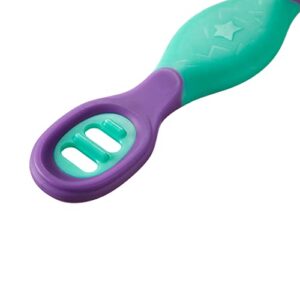 Tommee Tippee Smushee 1st Self Feeding Spoons, BACSHIELD Antimicrobial Technology | Reversible, BPA-Free (4+ Months, 2 Count)